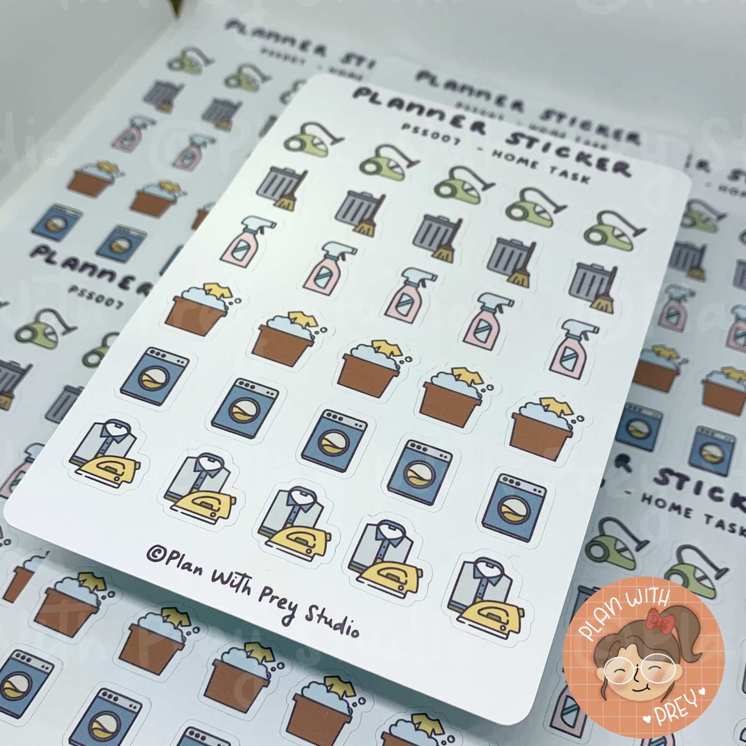 [Có sẵn] Sticker đánh dấu việc nhà | Housework Sticker Planner ...