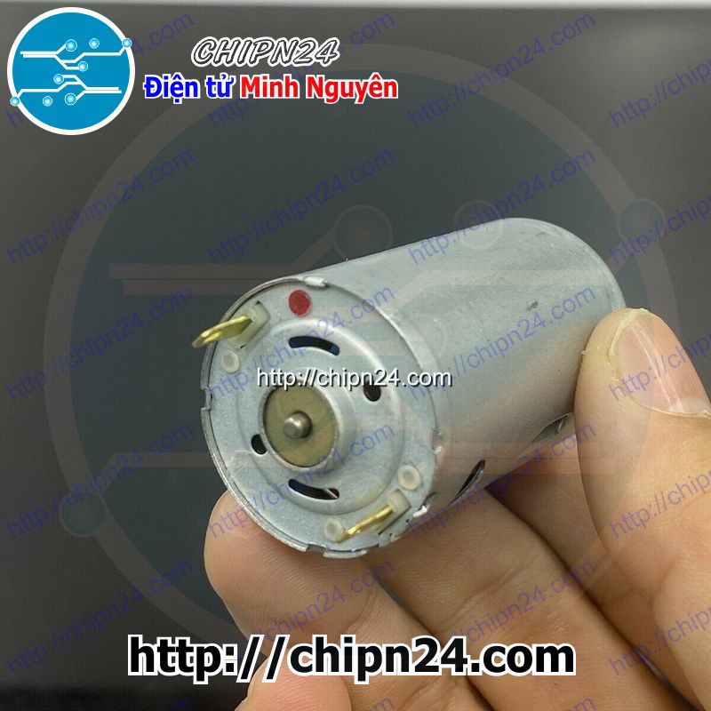 [1 CÁI] (E133) Động cơ 395 RS395 6V-24V trục 2.3mm - MixASale