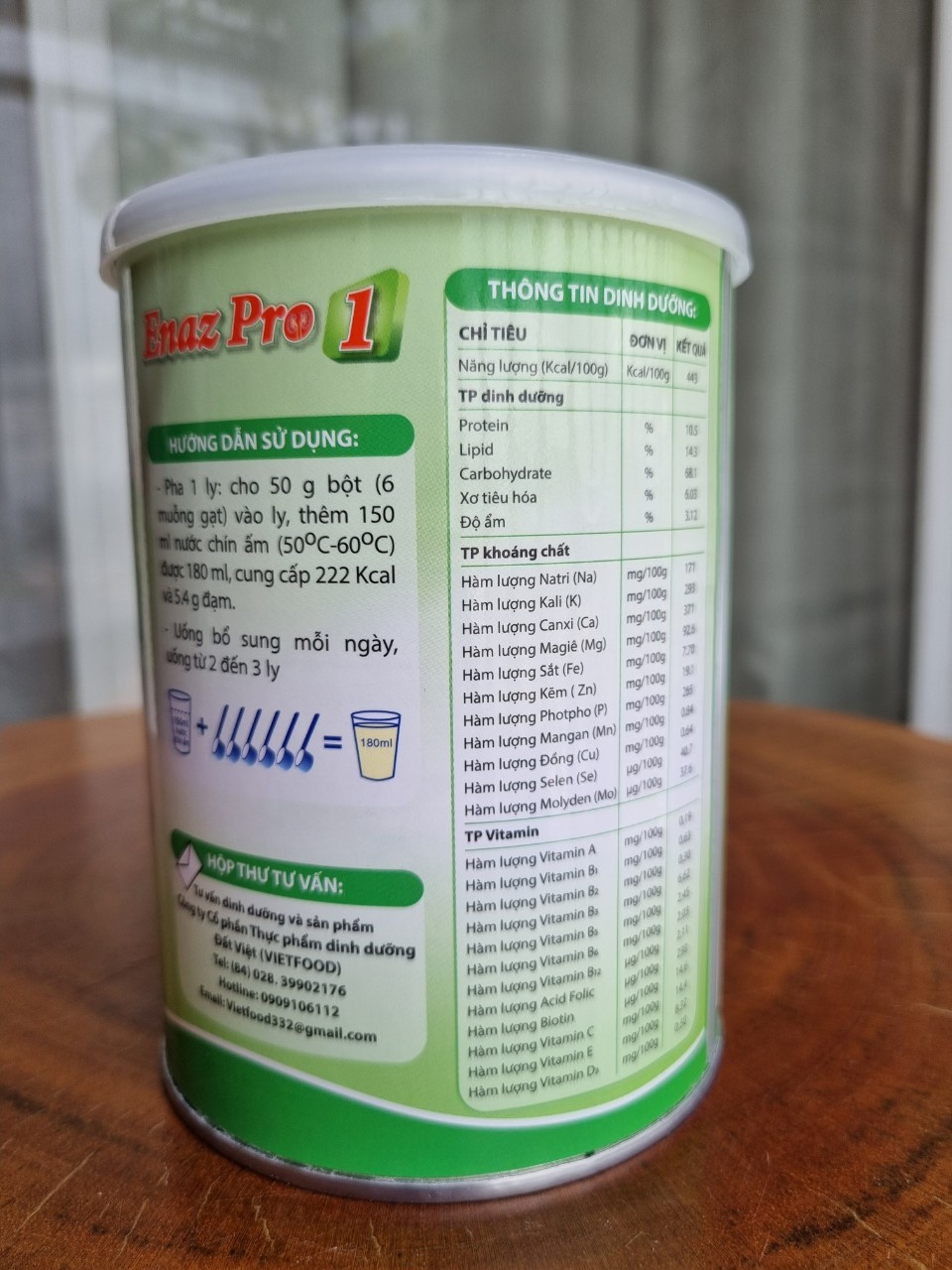 Thực phẩm bổ sung dinh dưỡng ENAZ PRO 1 (400g) - MixASale