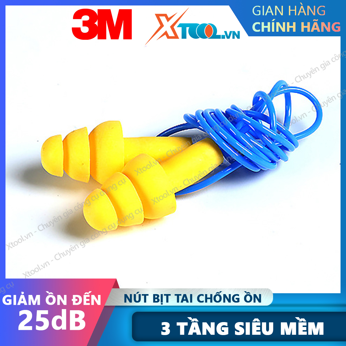 Nút bịt tai chống ồn 3M Ultrafit 340-4004 3 tầng nút tai nhét tai cách ...