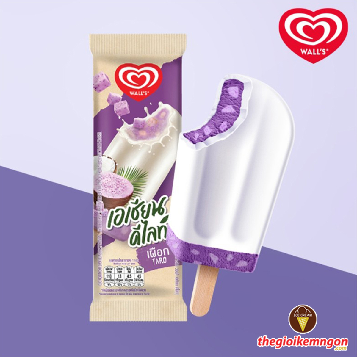 Kem khoai môn dẻo Wall's Asian Delight Taro 60ML | Lazada.vn