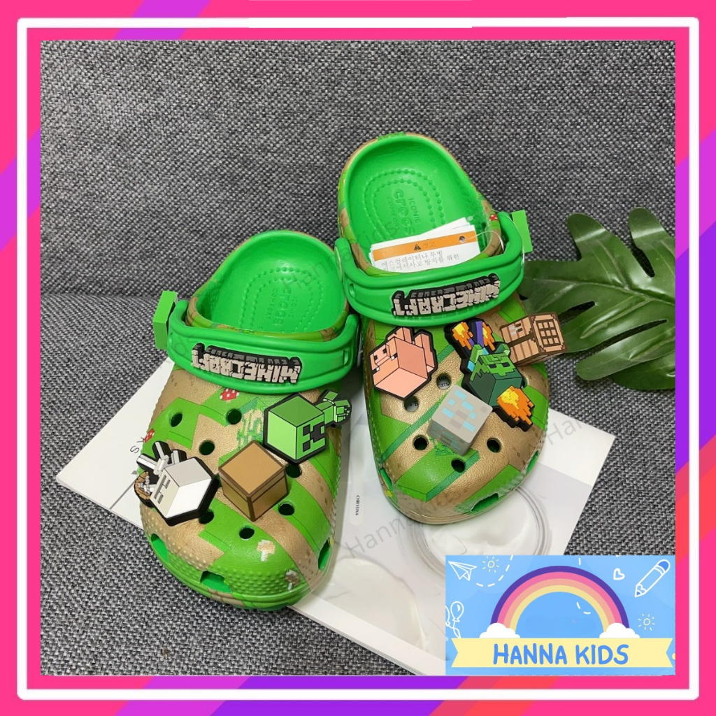 Dép sục Cross Baya cho bé trai bé gái trẻ em màu Trắng giày Clog Kid ...