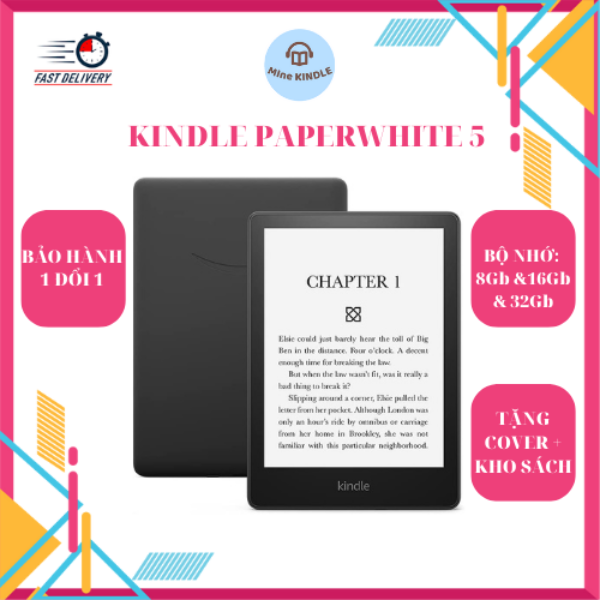 Máy Đọc Sách Kindle Oasis 3 (Gen 10th) Chính Hãng Amazon Màn Hình Vàng ...