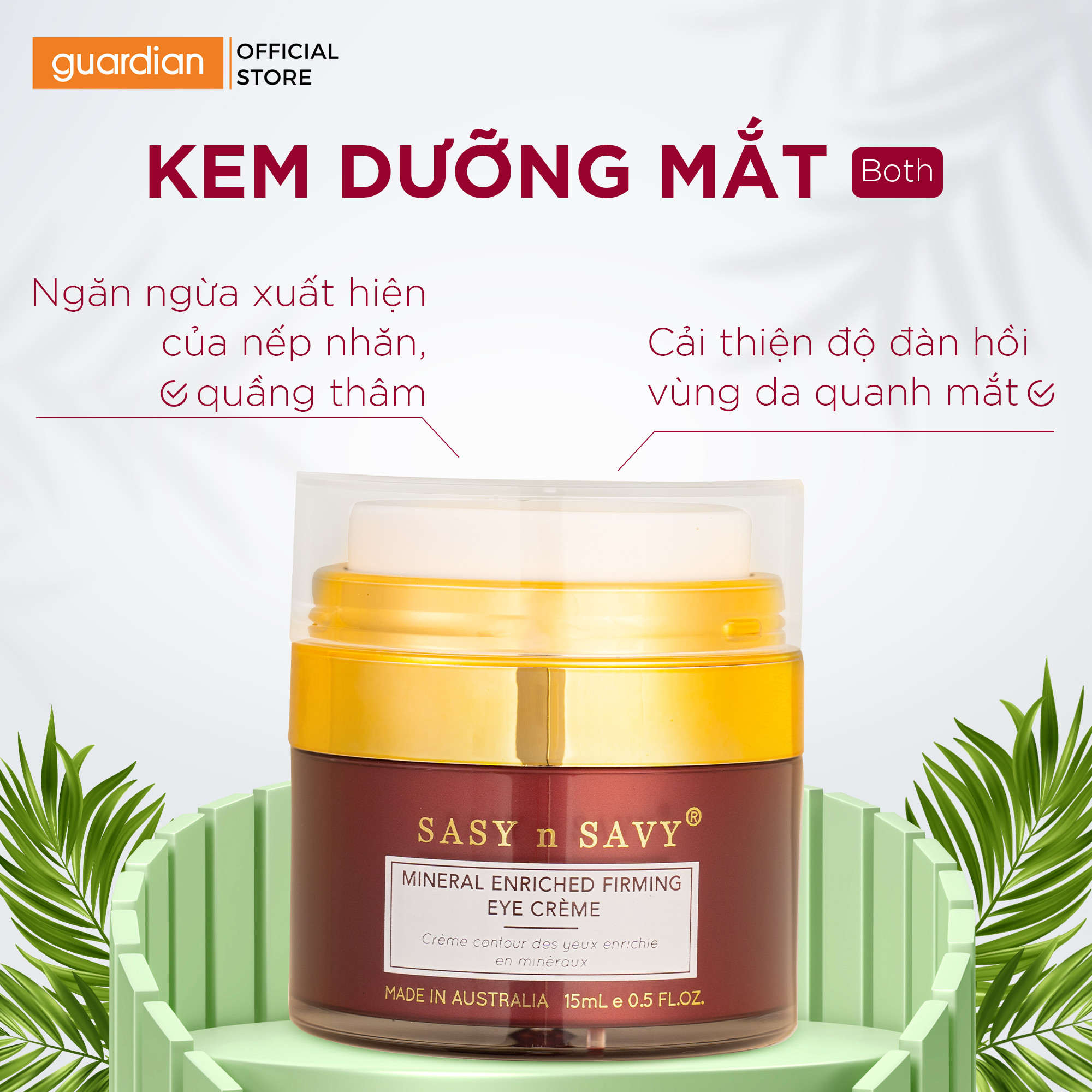 Kem Dưỡng Mắt Ngăn Ngừa Lão Hóa Sasy N Savy Mirenal Enriched Firming ...