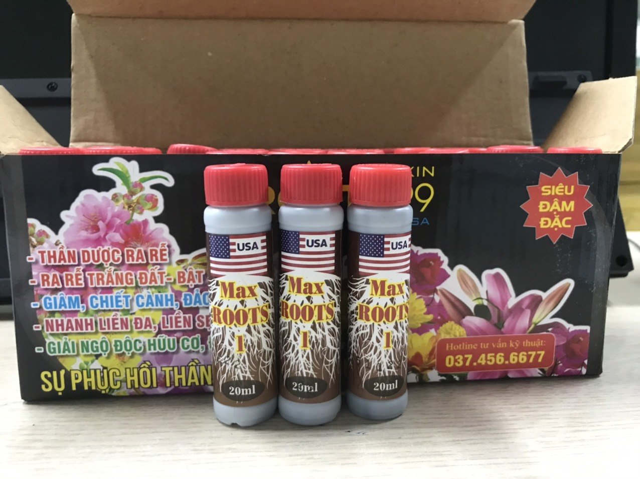 Thuốc Kích thích ra rễ cực mạnh Root 999 - Maxroots kích rễ của Mỹ ống ...