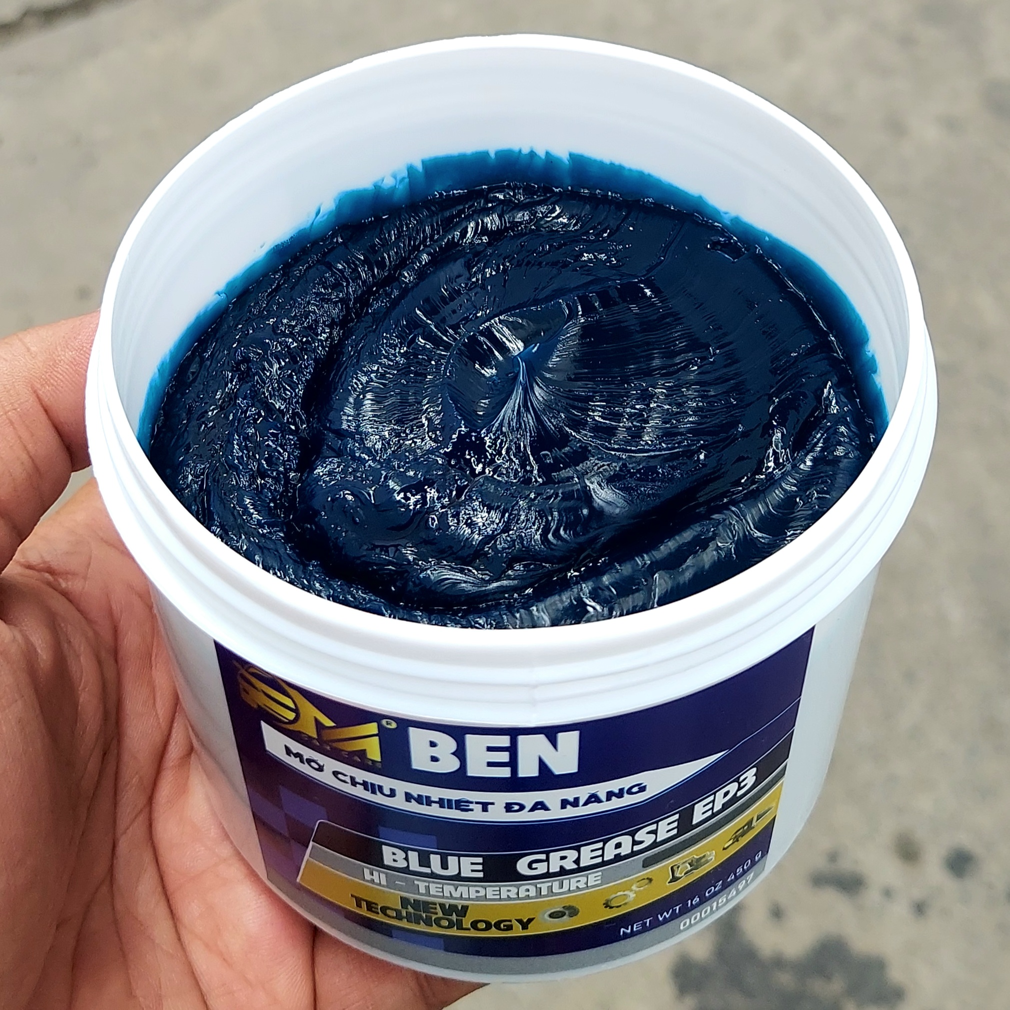 HOT BEN BLUE GREASE EP3 - MỠ CHỊU NHIỆT XANH 450GR CHỊU NHIỆT 260 ĐỘ ...
