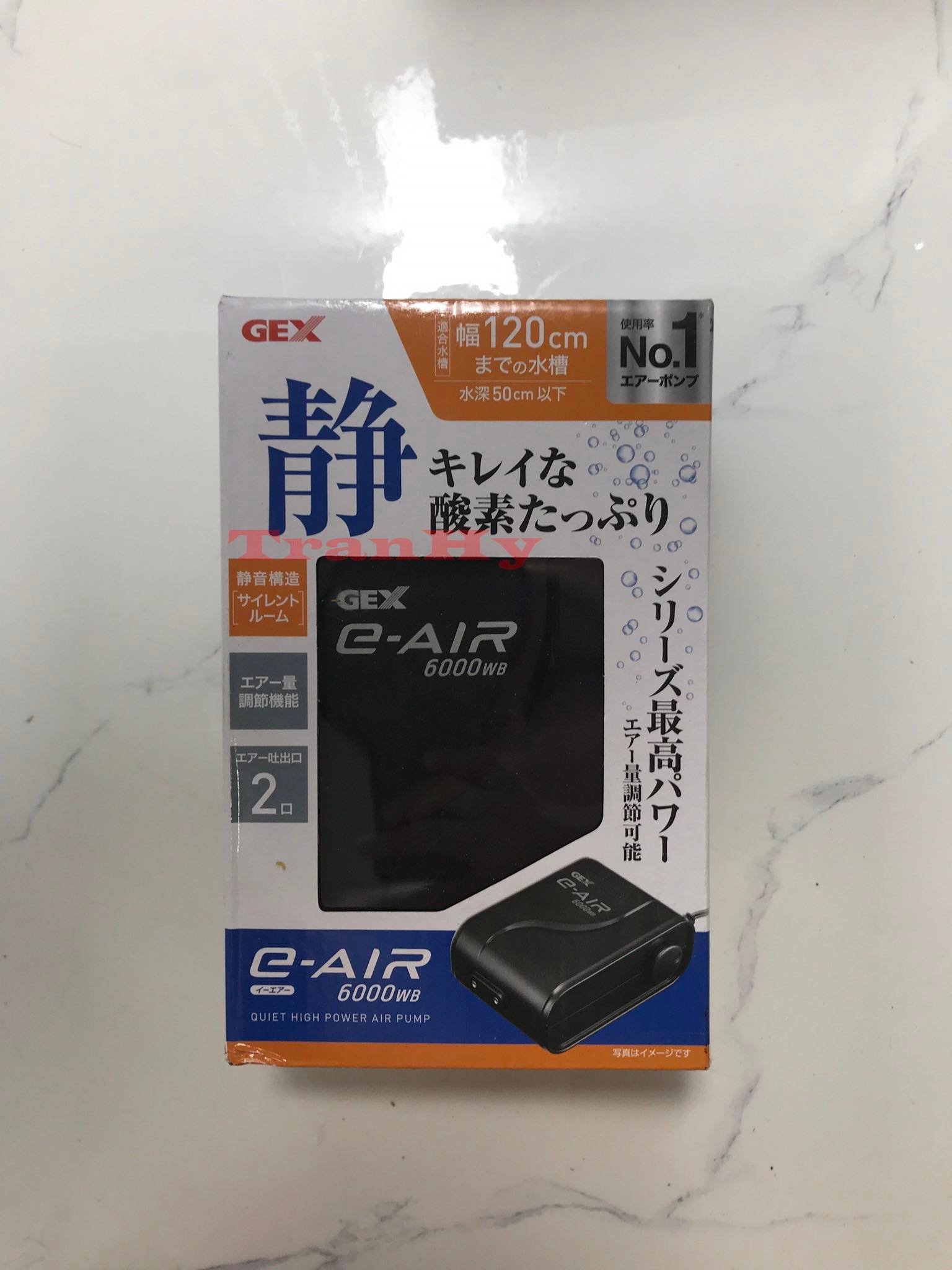 Máy Sủi Oxy 2 Vòi Siêu ÊM Gex 6000 SB Tăng Cường Oxy Trong Nước Cho Cá, Máy Thổi Oxy Bể Cá Không ...