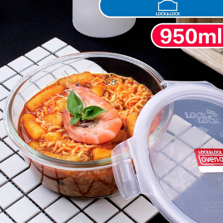 Hộp thủy tinh chịu nhiệt cao cấp lock&lock 950ml