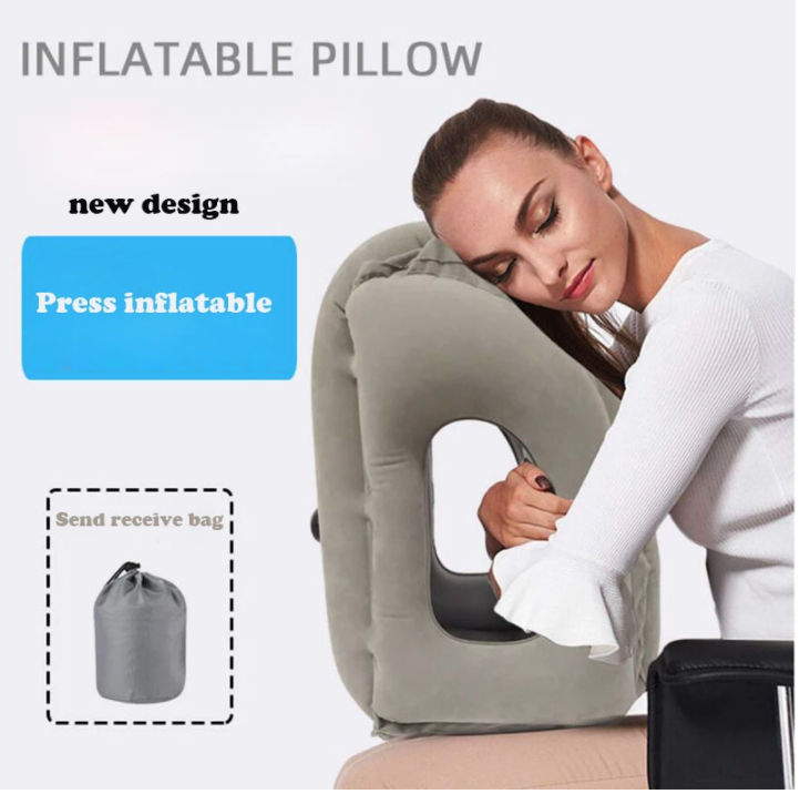 Gối ngủ Hơi trên máy bay gối hơi gác chân AirSleep SGS Travel Công Sở ...