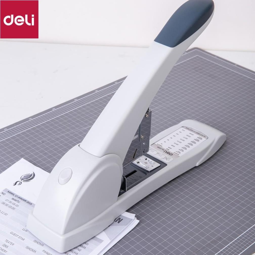 DELI Dập ghim trợ lực Nusign - Đen/Trắng/Xám - 1 chiếc - NS081 - MixASale