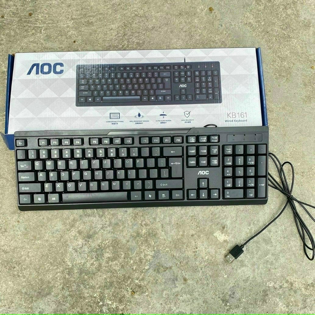 Bàn Phím Máy Tính kèm chuột AOC KM160 Thiết Kế Sang Trọng Cực Kì Bắt Mắt Citycase | Lazada.vn