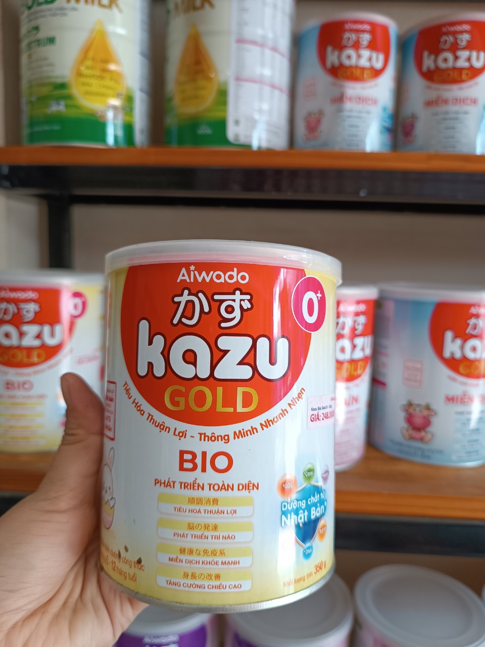 sữa Kazu Bio Gold 350 g(0-12thang) (Date T7.2023) | Lazada.vn