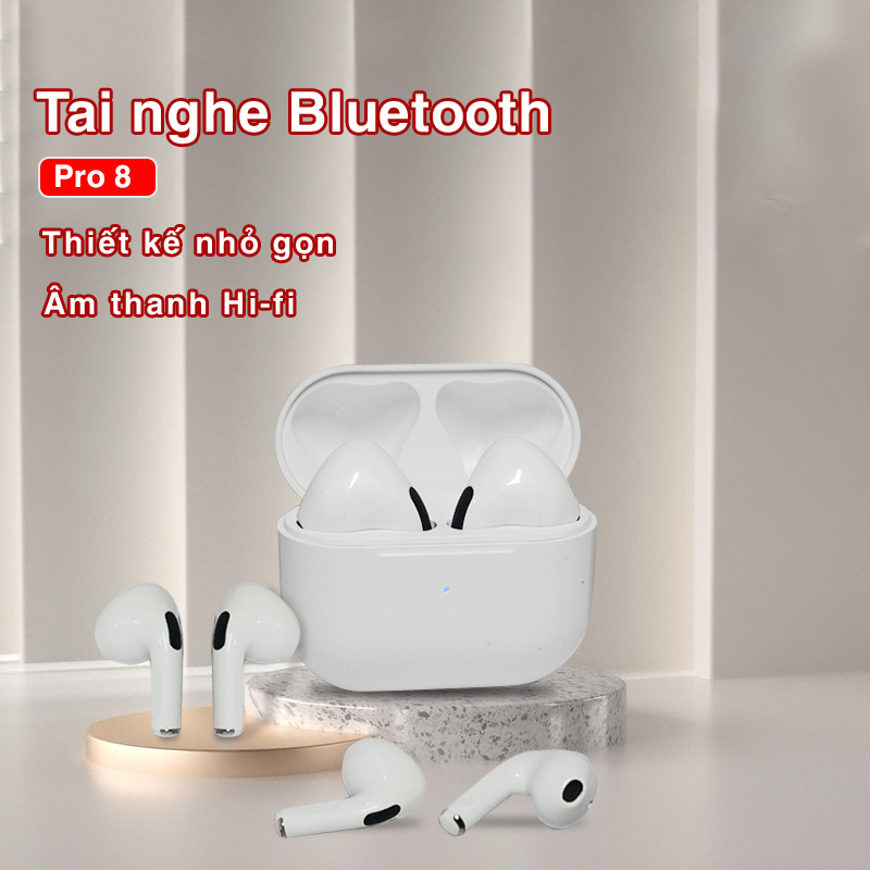 Tai nghe Bluetooth Pro 6 Pro 6S Pro 8 bản nâng cấp mới chip 5.0 chống ...