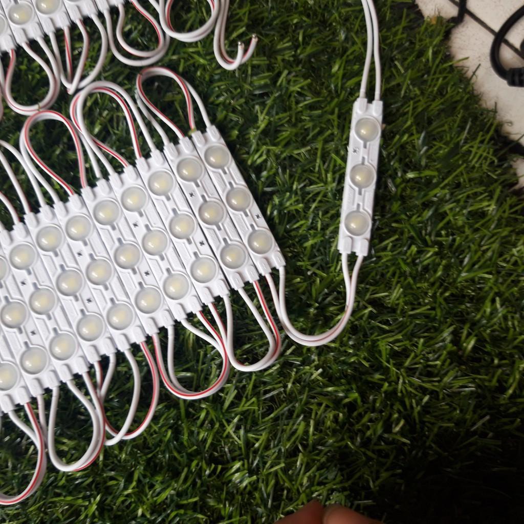 Led hắt 3 bóng 12V 6011 6113- chống nước- chip 2835- 1 vỷ 20 thanh- ánh ...