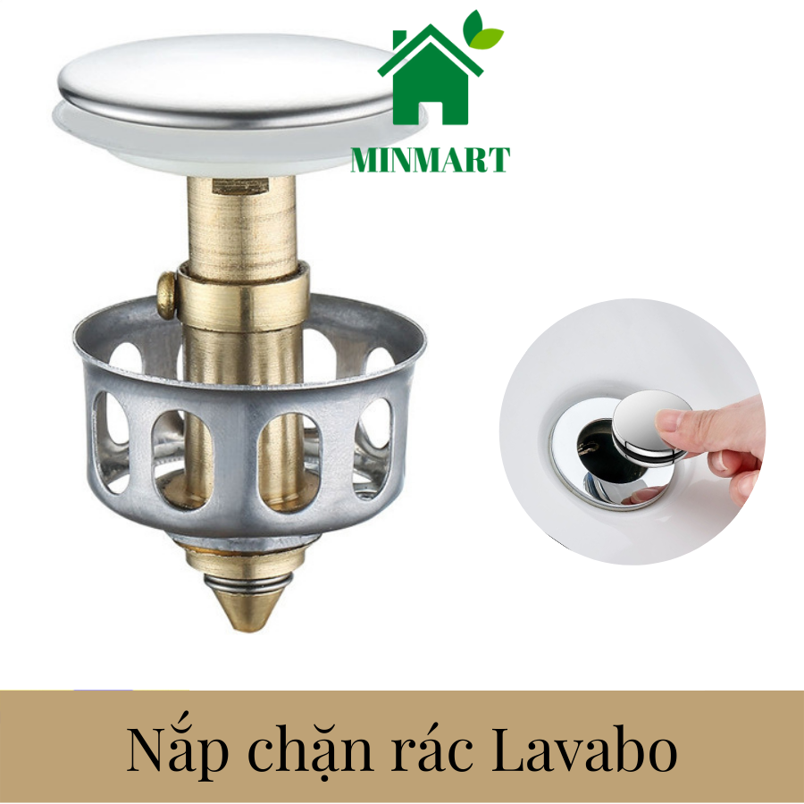 Nắp chặn rác lavabo nắp thoát nước chất liệu bằng thép không gỉ giúp ...