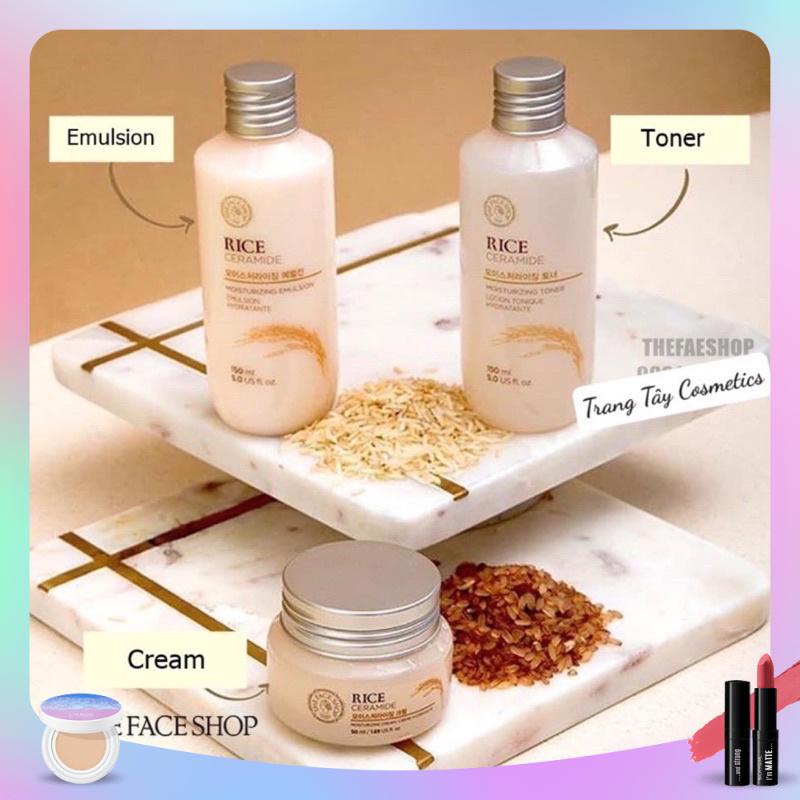 Nước hoa hồng gạo Rice Ceramide Moisturizing Toner The Face Shop (150ml ...