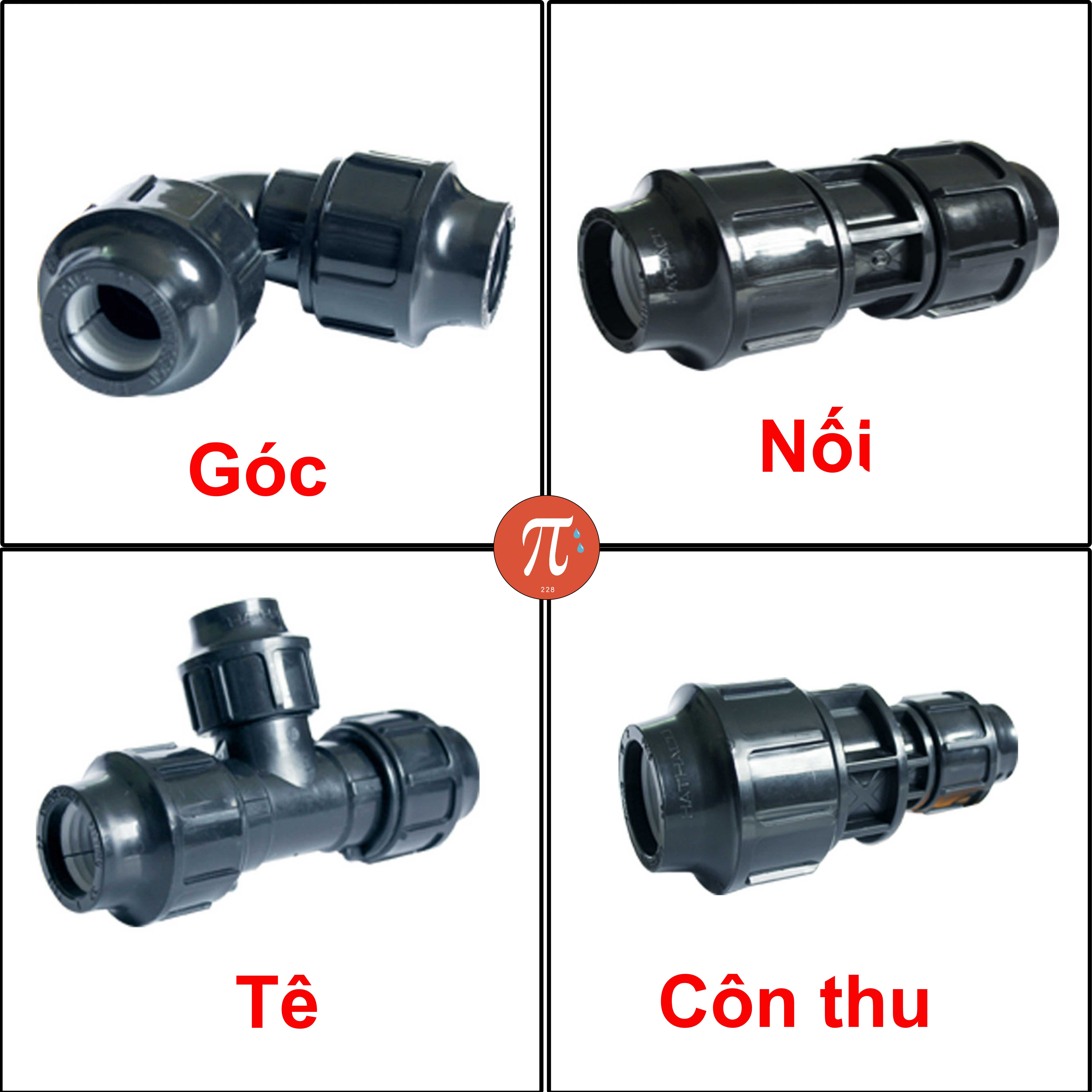 Co Cút Nối Góc, Tê, Nối Giảm, Măng Xông Ống Đen Hpde, Ống Hàn Nhiệt PPR ...