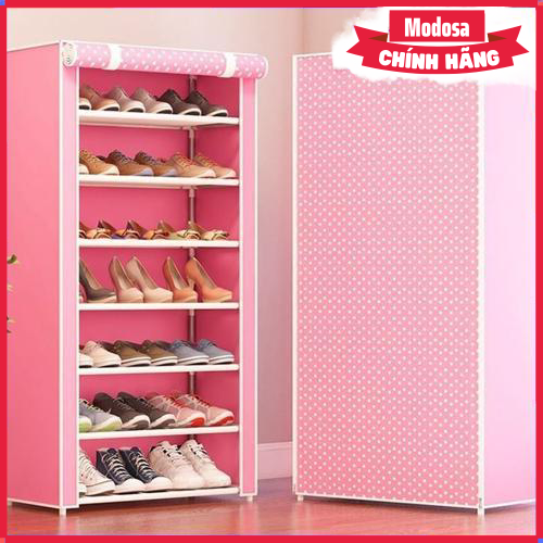 Kệ Để Giày Modosa 7 Tầng Đa Năng Màu Hồng (Họa Tiết Ngẫu Nhiên) - Hàng ...