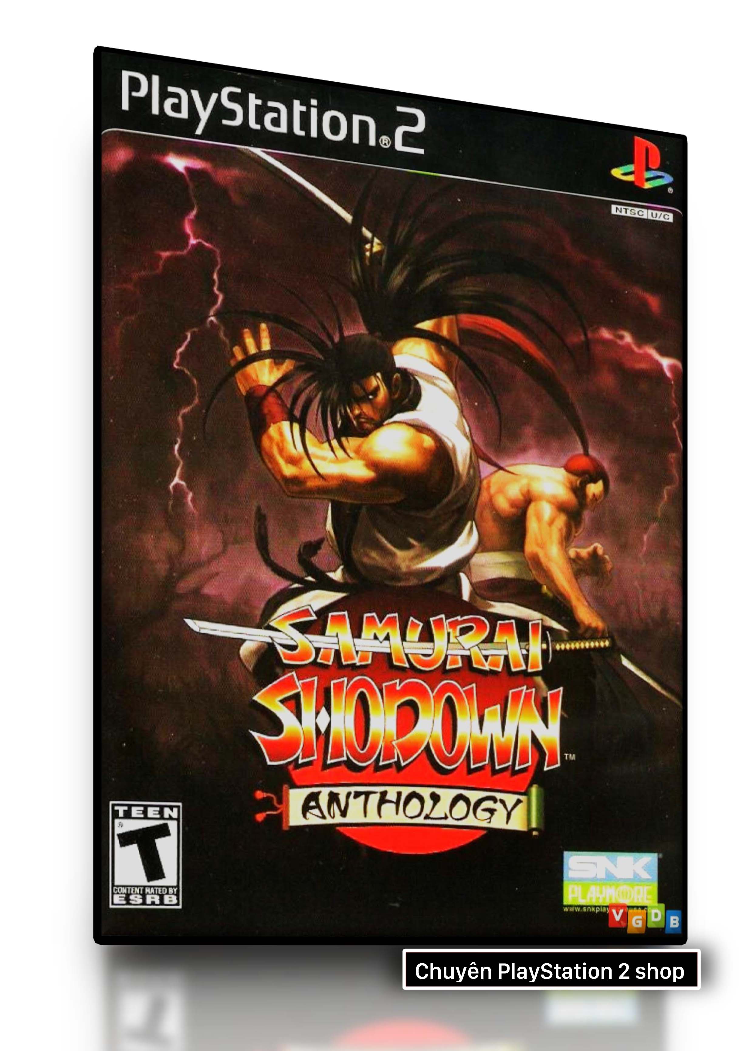 Đĩa game PS2, Samurai Shodown Anthology (Đối kháng) cho máy game PS2 ...