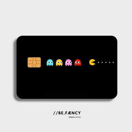 PACMAN | Miếng Dán Skin Thẻ ATM, Thẻ Ngân Hàng, Thẻ Xe, Thẻ Chung Cư ...