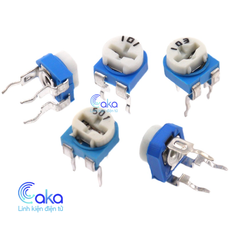 Gói 5 biến trở tam giác 1K 5K 10K 20K 50K 100K 200K Biến trở cúc áo ...