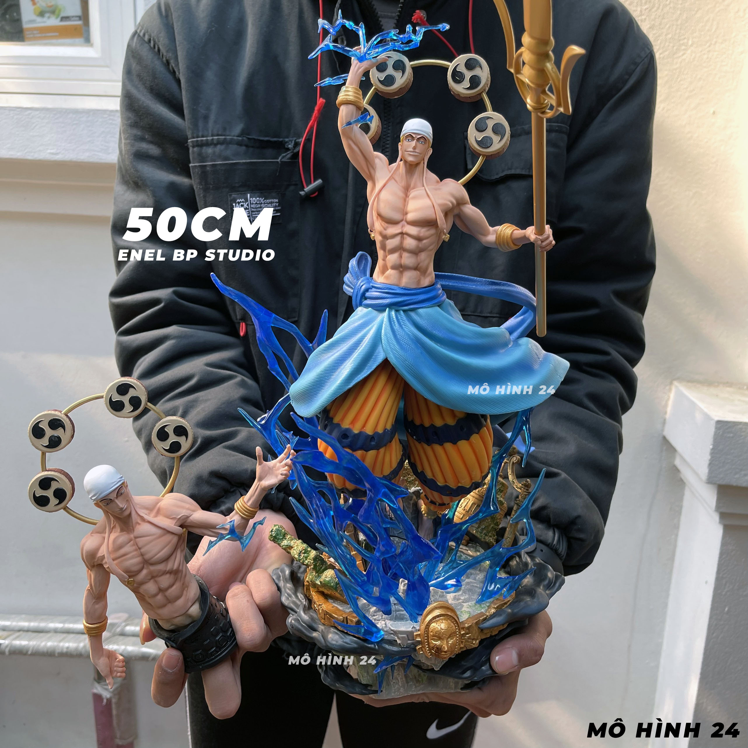 [50cm] Mô hình nhân vật thần sấm Enel chúa trời Figure onepiece Enel ...