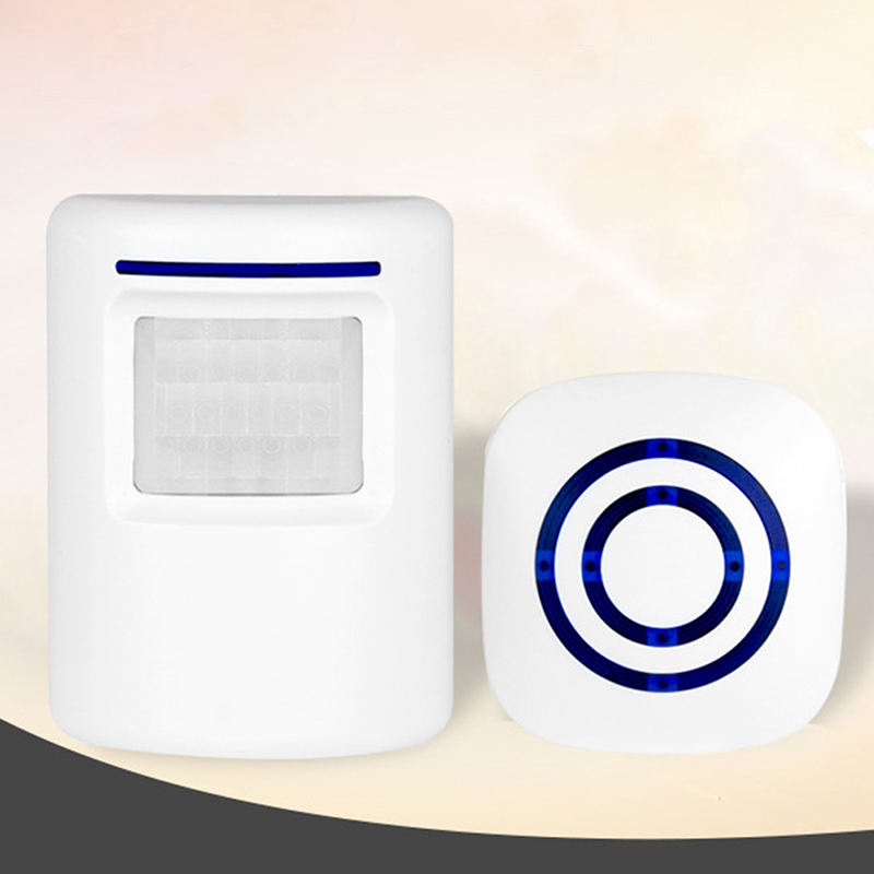 Zozo Ready Stock Wireless Motion Sensor Detector Gate Entry Door Bell ...