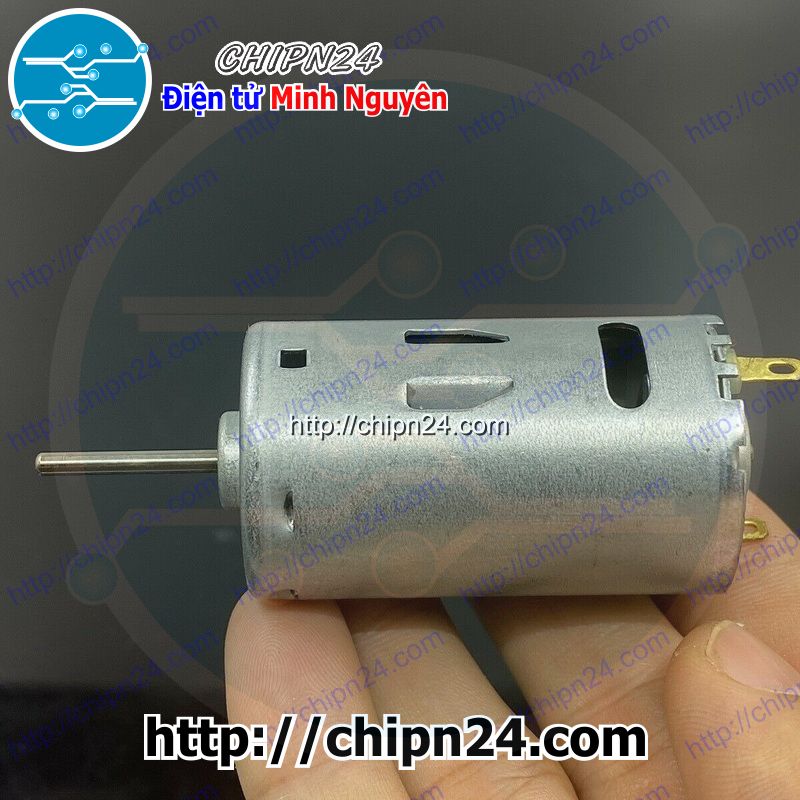 [1 CÁI] (E133) Động cơ 395 RS395 6V-24V trục 2.3mm - MixASale