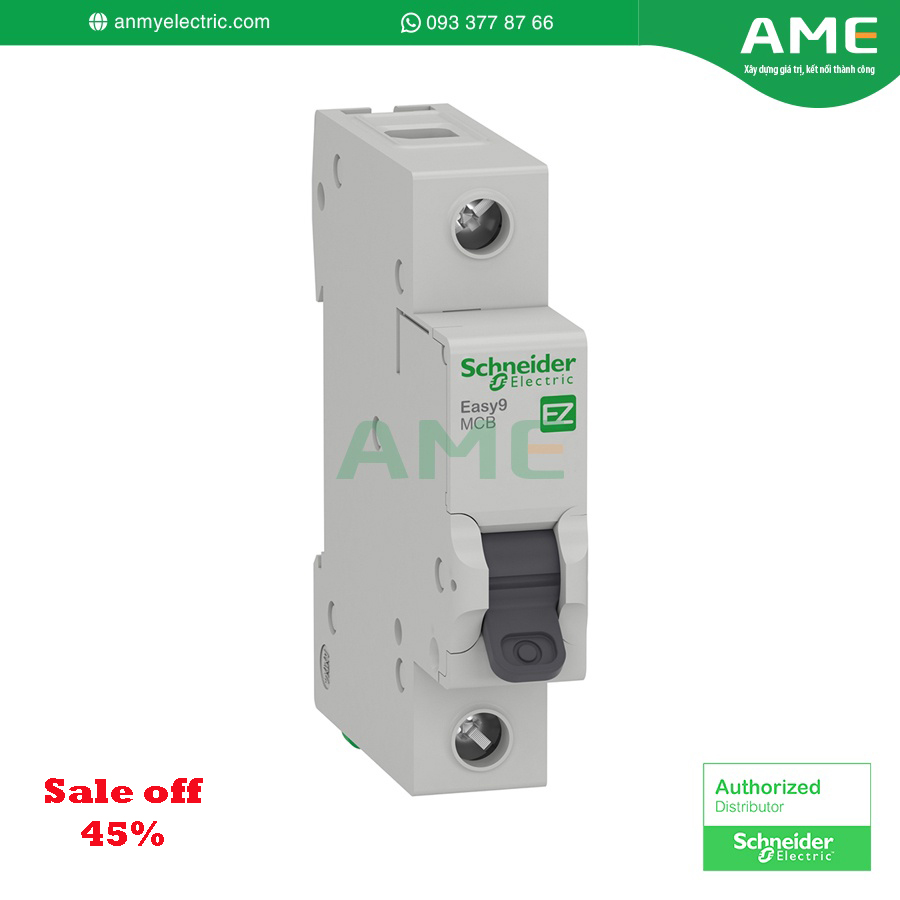 Schneider Aptomat 1 Pha 40A, Át tép , Cầu dao tự động,Attomat, MCB, CB ...