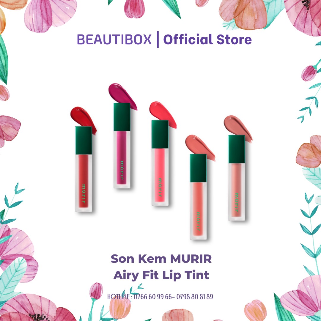 Son Kem Murir Airy Fit Lip Tint Giữ Màu Lâu Trôi, Độ Bám Tốt Siêu Đẹp ...