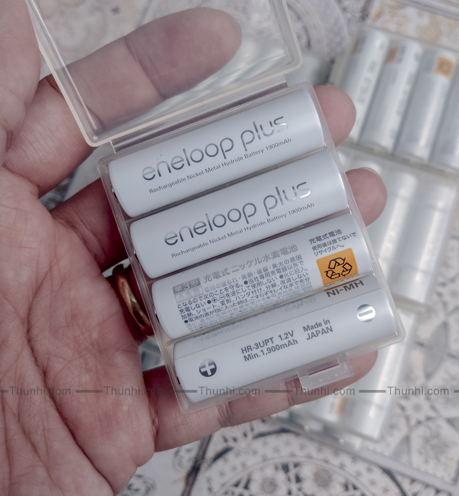 Vỉ 4 pin sạc AA Panasonic Eneloop PRO 2550mAh - phiên bản nội địa Nhật Bản (Đen) - ƞhất Tín ...