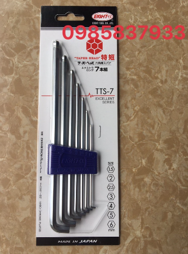 Bộ lục giác 7 chiếc đầu bi đầu siêu ngắn TTS-7 Eight Nhật chất lượng hàng đầu thế giới độ bền ...