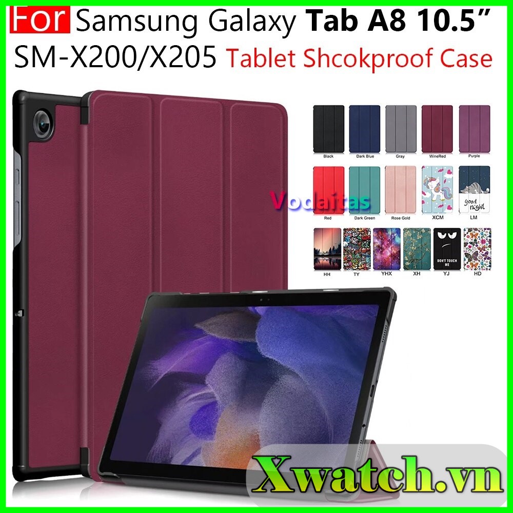 Bao da nam châm Samsung Galaxy Tab A8 2021 2022 10.5inch SM- X200 SM ...
