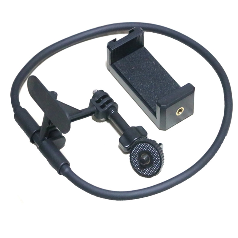 Phone Holder Hanging Neck Mount Stand for GOPRO Neck Stand Fixed Collar ...
