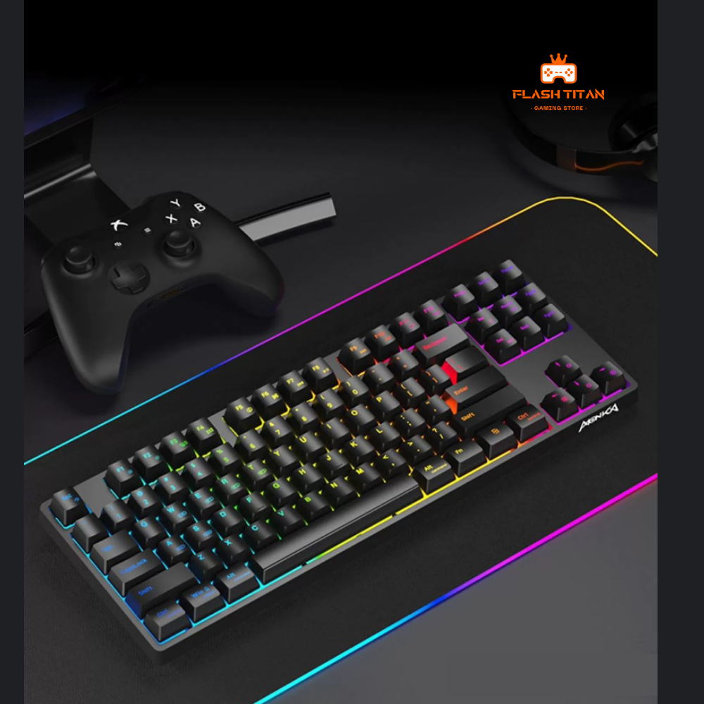 Bàn phím cơ không dây MONKA A87 - Hỗ trợ hotswap - Led RGB nhiều chế độ ...