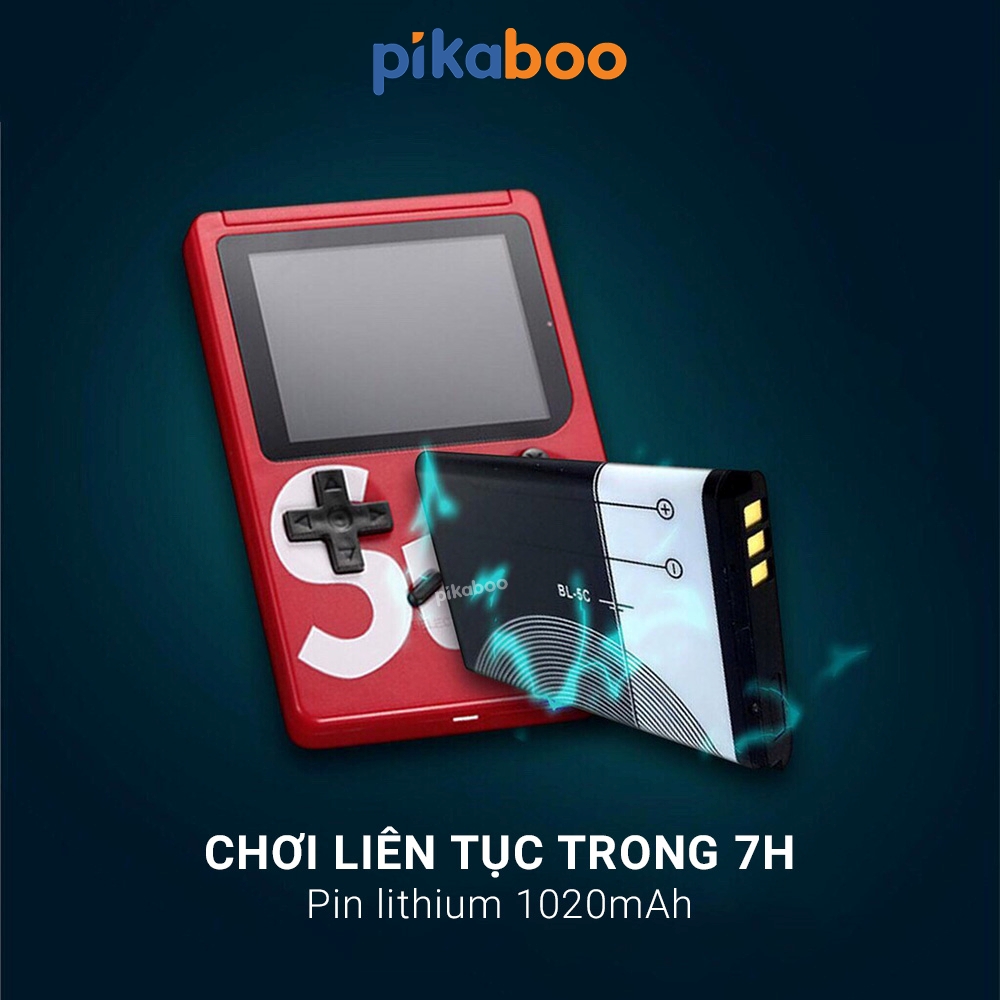 Máy game cầm tay Pikaboo 400 trò chơi kinh điển có kết nối TV màn hình ...