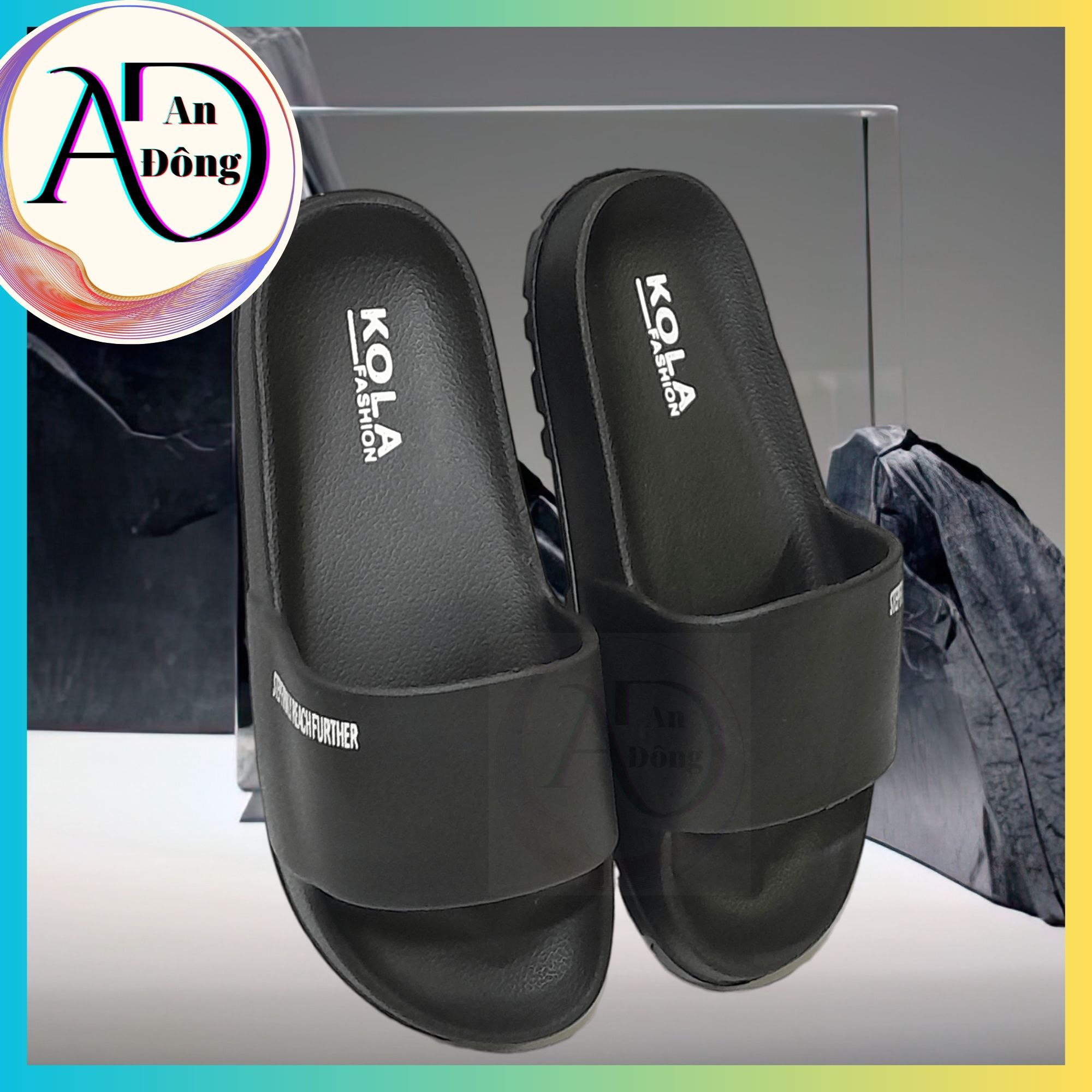 Dép Tai Gấu Dép Đúc Nguyên Khối Quai Ngang Nam Nữ Siêu Nhẹ Êm Bám Đường ...
