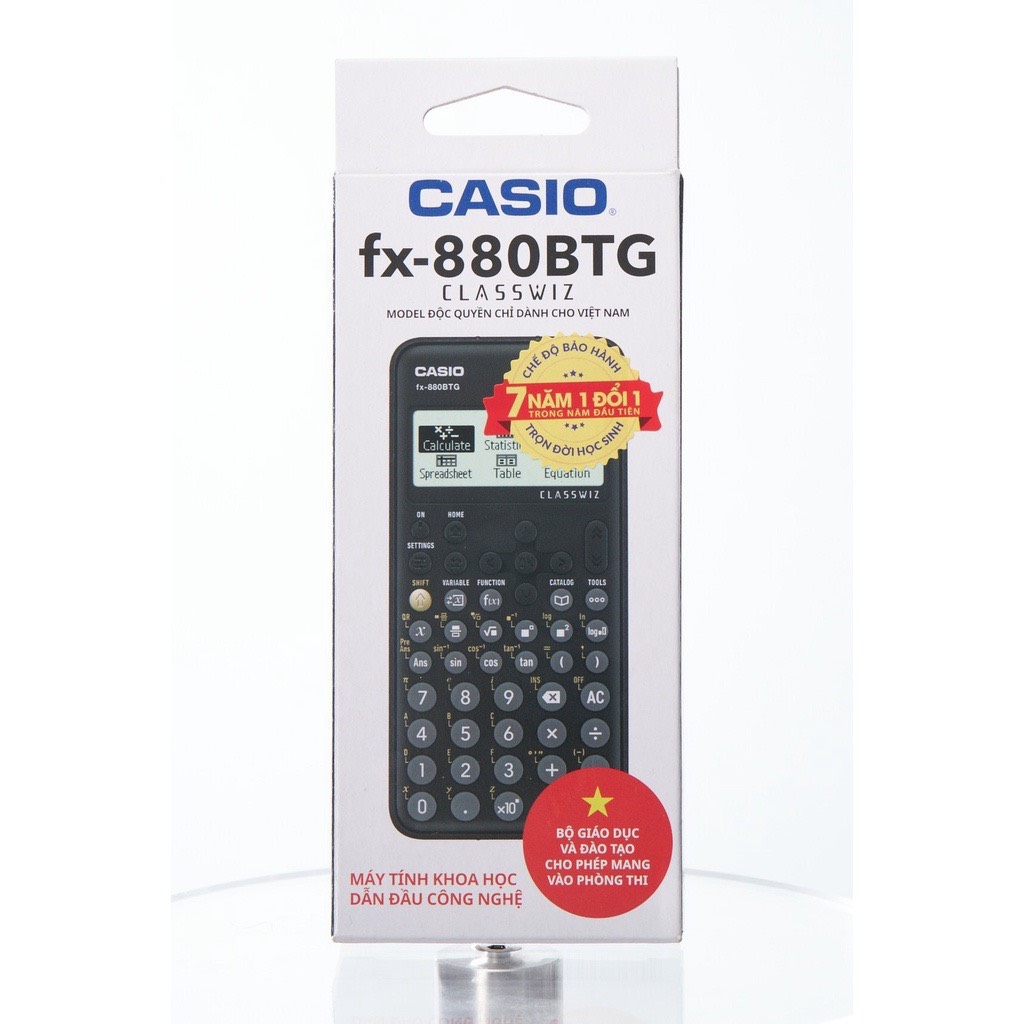 Máy Tính Casio FX 880 BTG Chính Hãng - Màu Đen | Lazada.vn