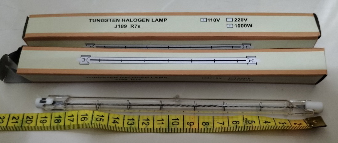 Bóng đèn Halogen cao áp R7S (bóng đũa) 110V/220V 500W/1000W - Tungsten ...