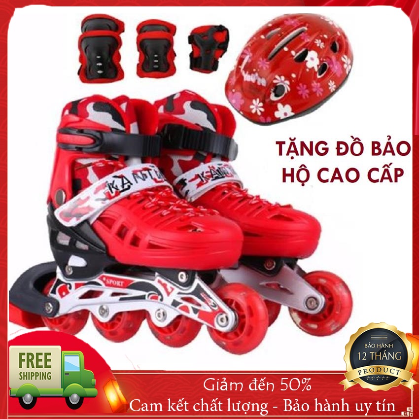 (PT2) Giày Trượt Patin Trẻ Em, Patin Cao Cấp, Giày Patin 8 Bánh Phát ...