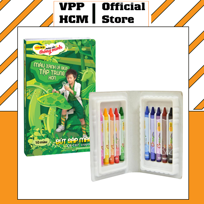 Bút Sáp Màu Colokit - Cr-C07 10 Màu | Lazada.vn