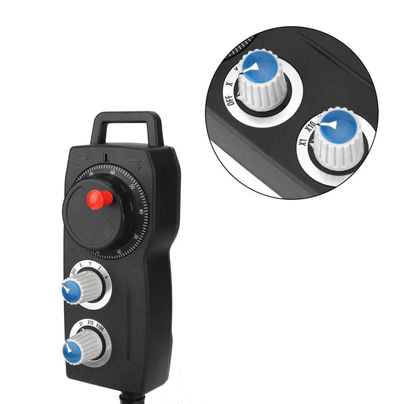 Controller Pulse Encoder Electronic Hand Wheel CNC Router Pendant Hand ...