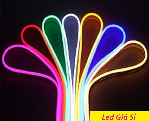Dây đèn LED Neon 12v cuộn 5m. Đèn led ống neon Flex: Trắng, Vàng, Xanh ...