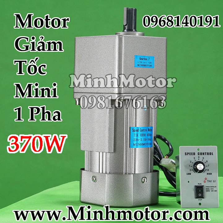 Motor Giảm Tốc 1 Pha 370w 220v - MixASale