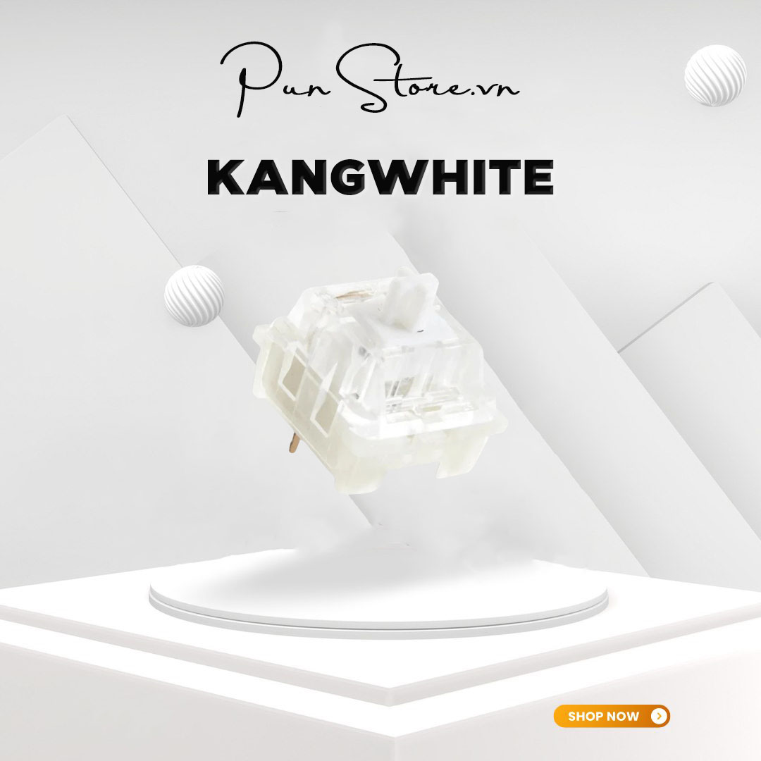 Kang White V3 Switch KTT Kang White V3 Linear Pre Lube 3 Pin dùng cho ...