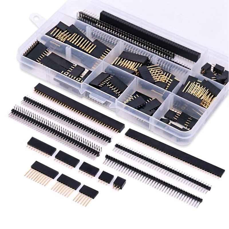 9 PCS ก้างปลา 9 x 40 Pin 2.54 mm Pin Male Female Header Single Row Pin ...