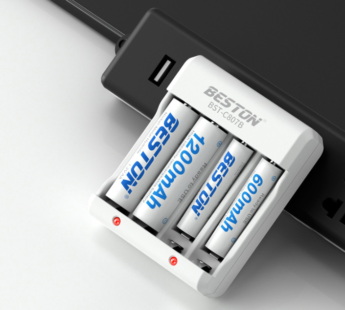 Bộ sạc pin AAAAA Beston C807B 4 khe có đèn LED HÀNG CHÍNH HÃNG sạc ...