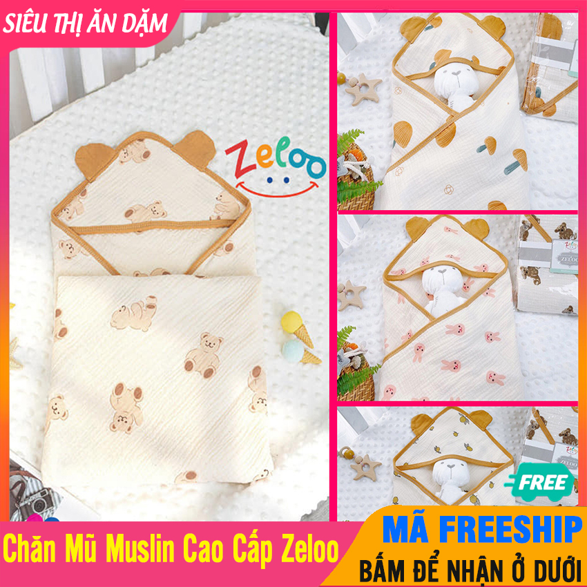 Hoàn tiền 6 Set 5 Chiếc Khăn Sữa Cho Bé Sơ Sinh Muslin Zeloo Khăn Sữa ...