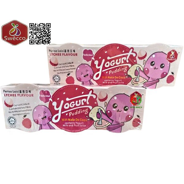 Thạch Pudding Yogurt lốc 240g (80g x 3 hộp) - MixASale