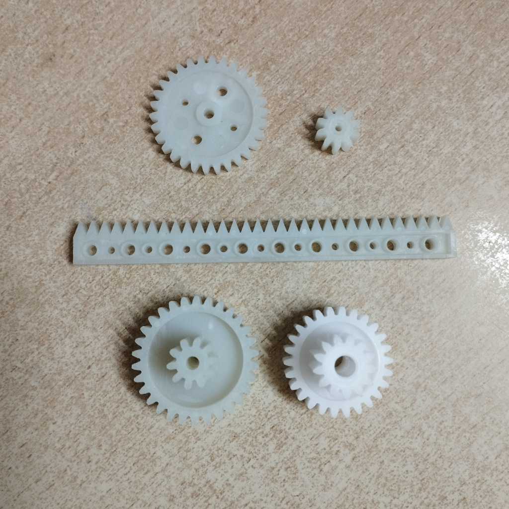 Bánh răng nhựa M1 12 răng 30 răng Mô-đun nylon giảm 26t 1 thanh răng ...